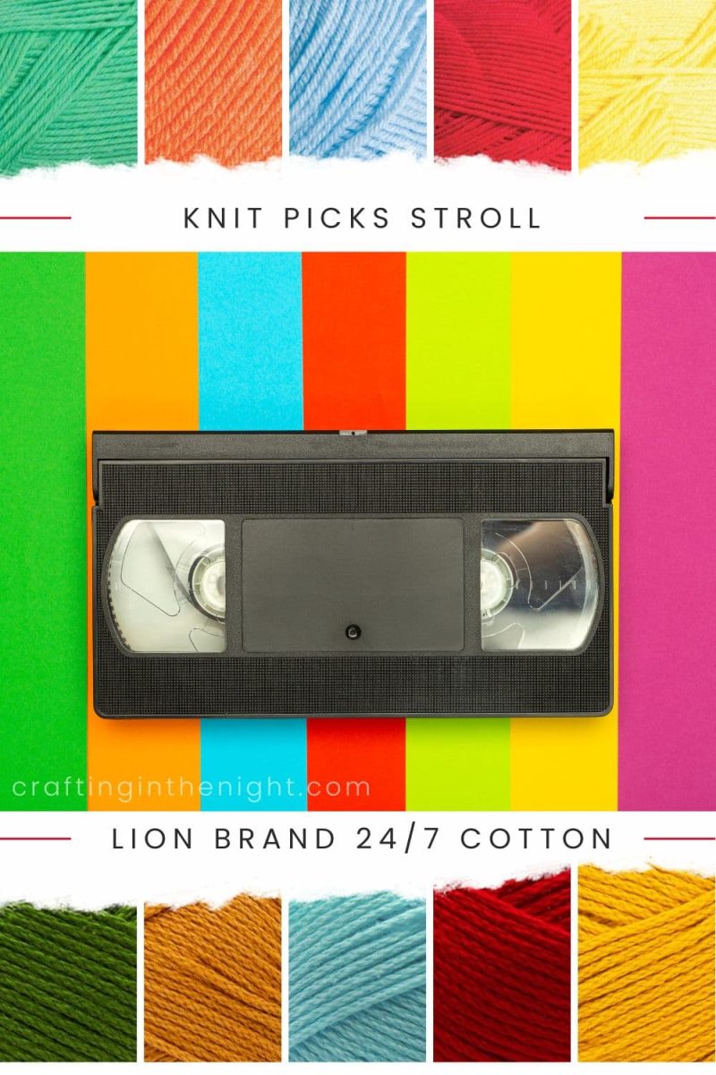 '90s Yarn Color Palette for Crochet & Knit - Crafting in the Night