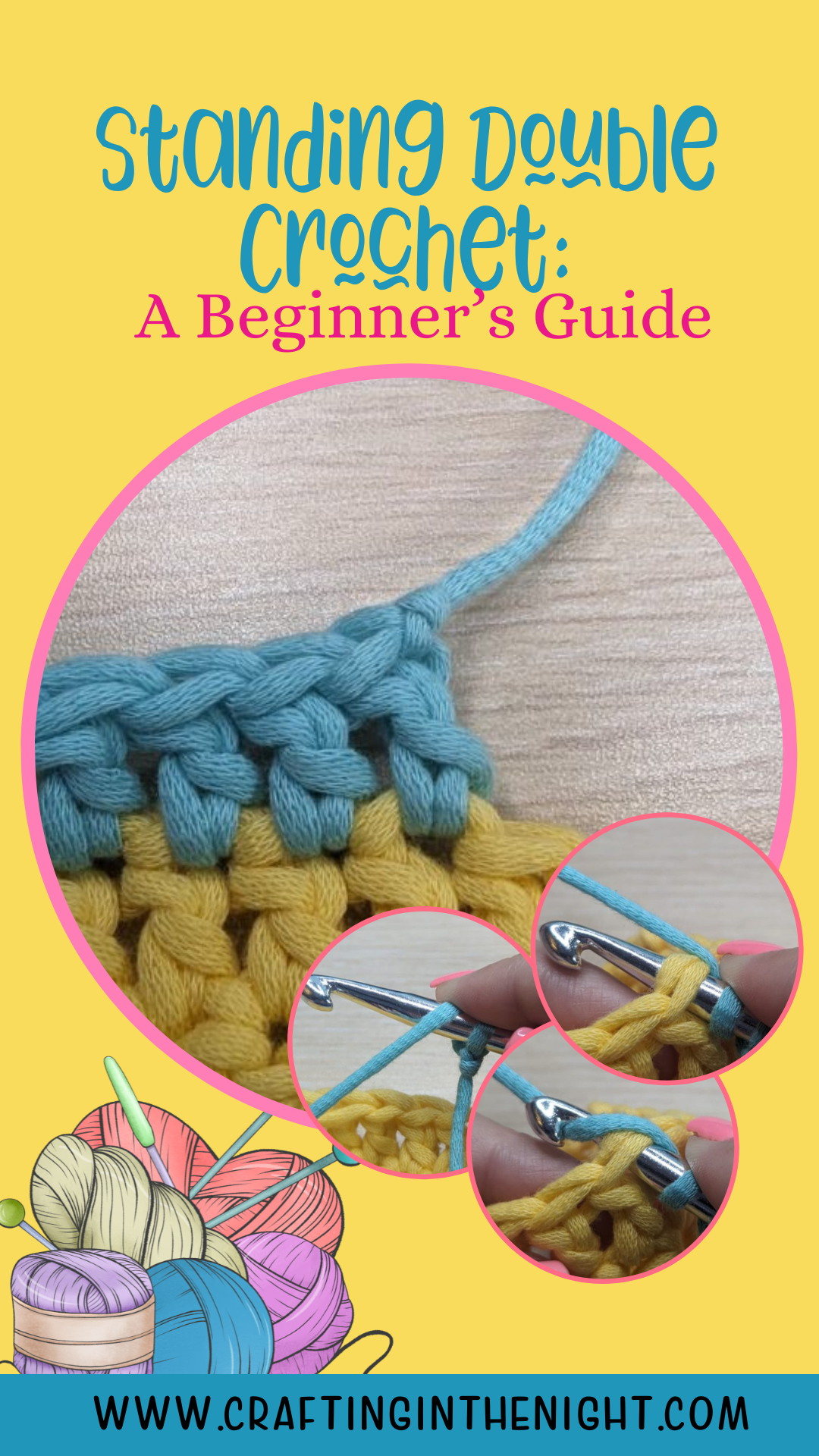 Standing Double Crochet: A Beginner's Guide - Crafting in the Night