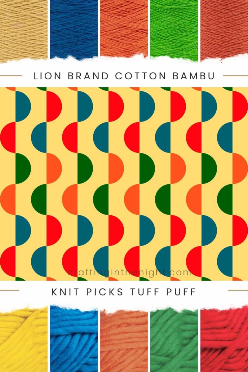 Groovy Yarn Color Palette for Crochet & Knit - Crafting in the Night