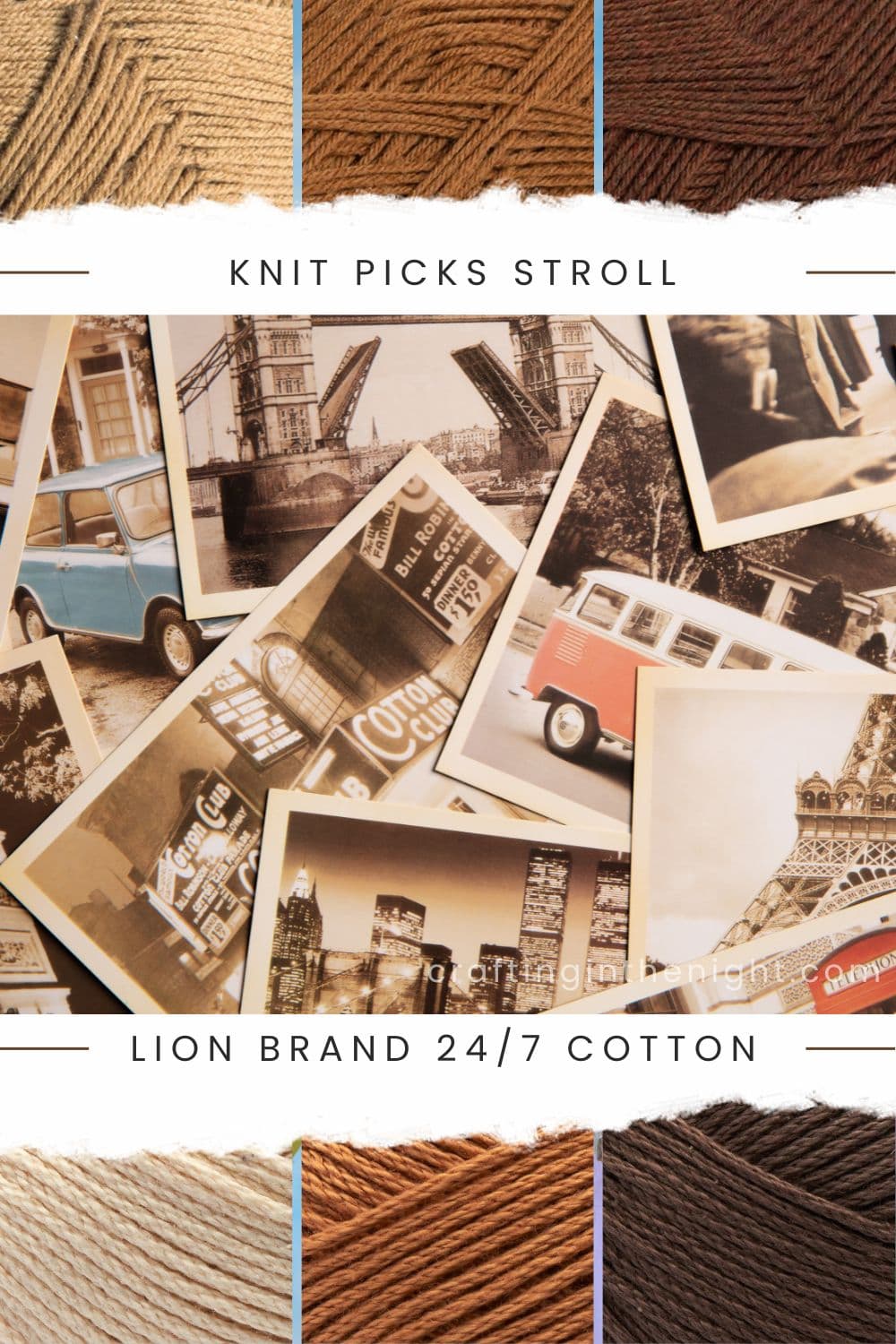 Vintage Color Palette for Crochet and Knit - Crafting in the Night