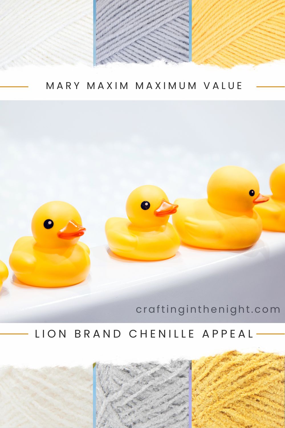 Yellow Yarn Color Palette for Crochet & Knits - Crafting in the Night