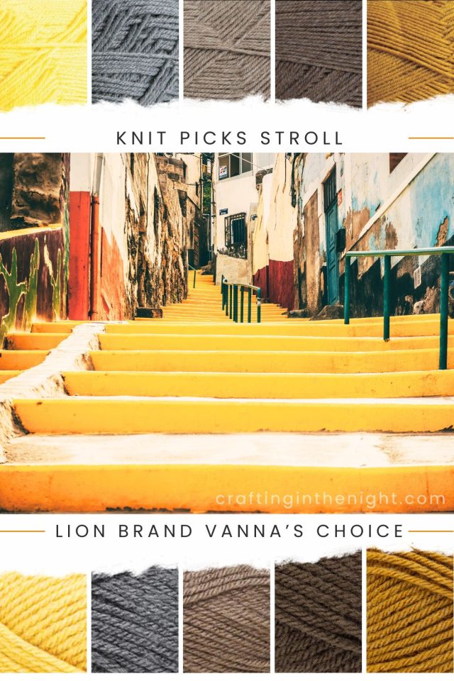 Yellow Yarn Color Palette for Crochet & Knits - Crafting in the Night