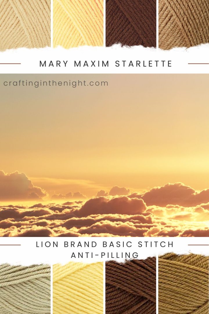 Yellow Yarn Color Palette for Crochet & Knits - Crafting in the Night