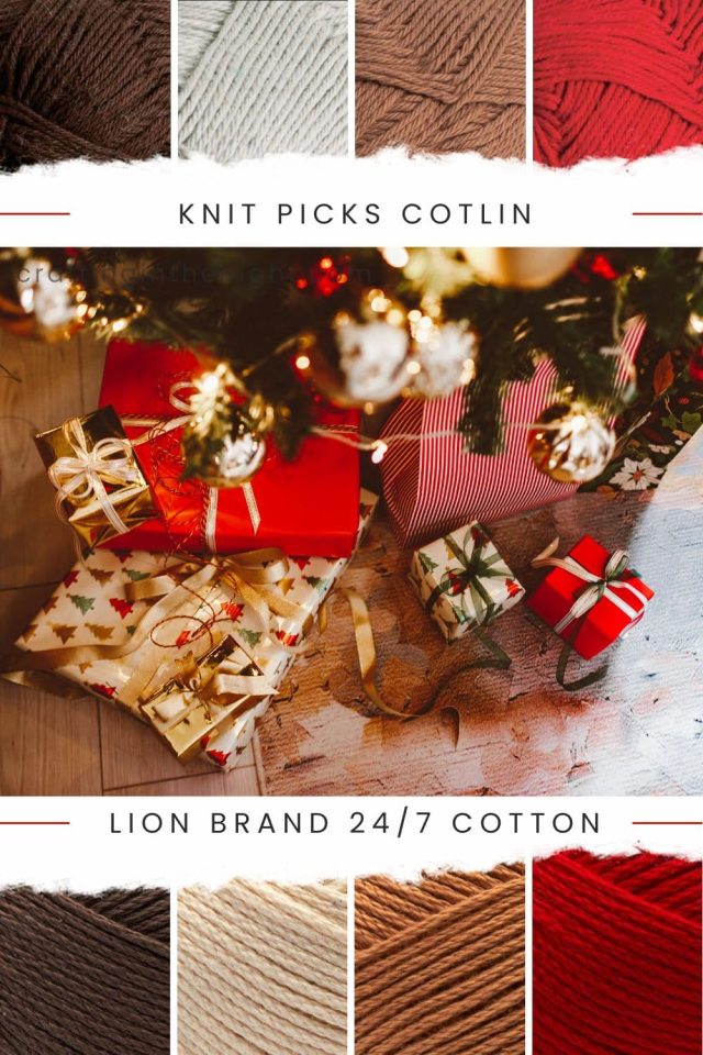 Christmas Yarn Color Palette for Crochet & Knits - Crafting in the Night