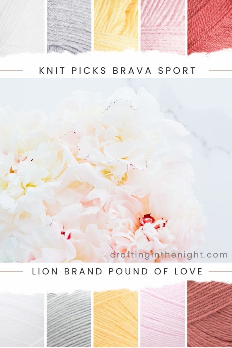 White Yarn Color Palette for Crochet & Knits - Crafting in the Night