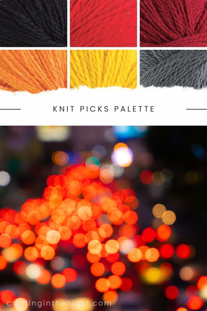 Red Yarn Color Palette for Crochet & Knits - Crafting in the Night