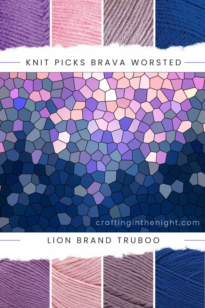 Lavender Yarn Color Palette for Crochet & Knits - Crafting in the Night