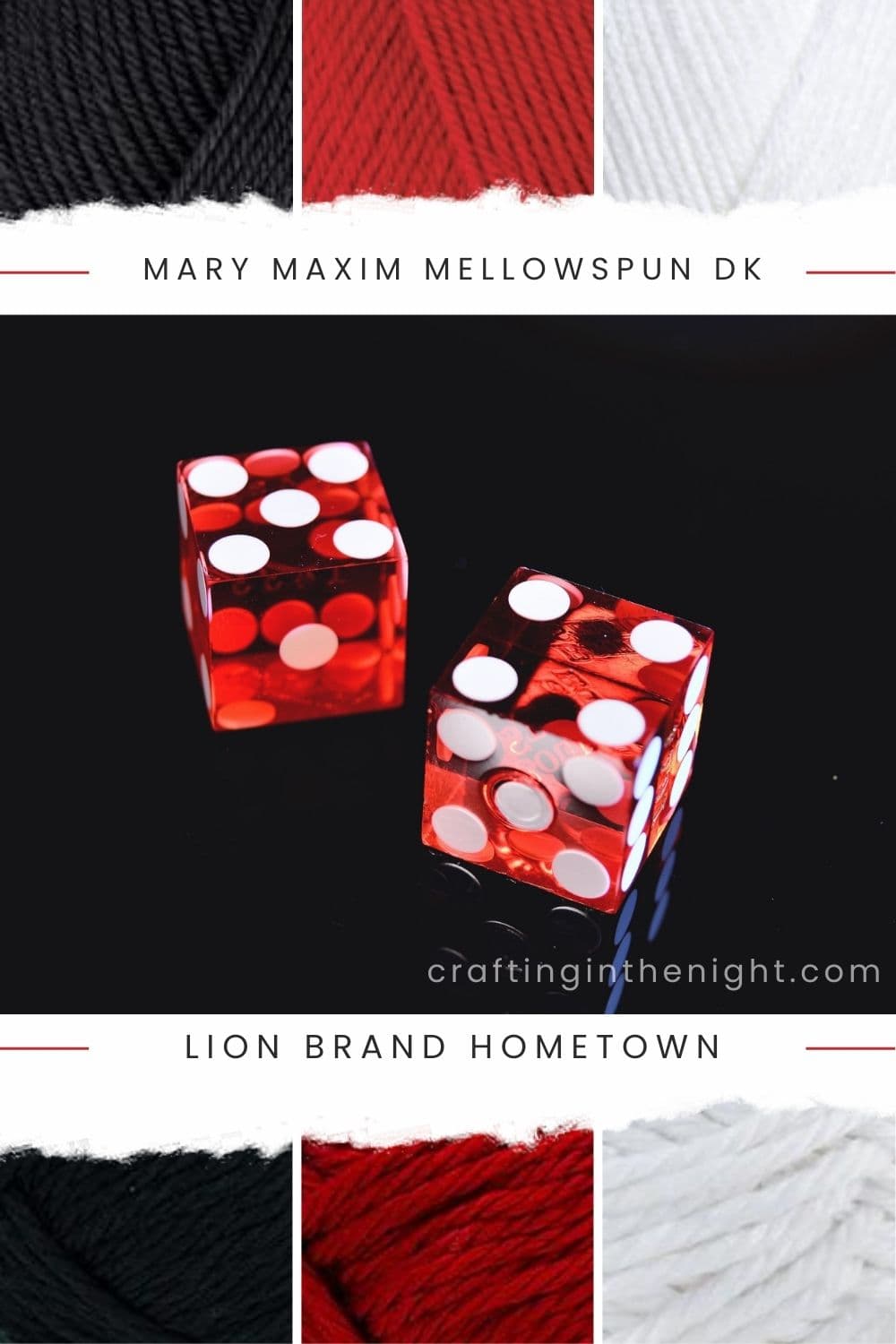 Red Yarn Color Palette for Crochet & Knits - Crafting in the Night