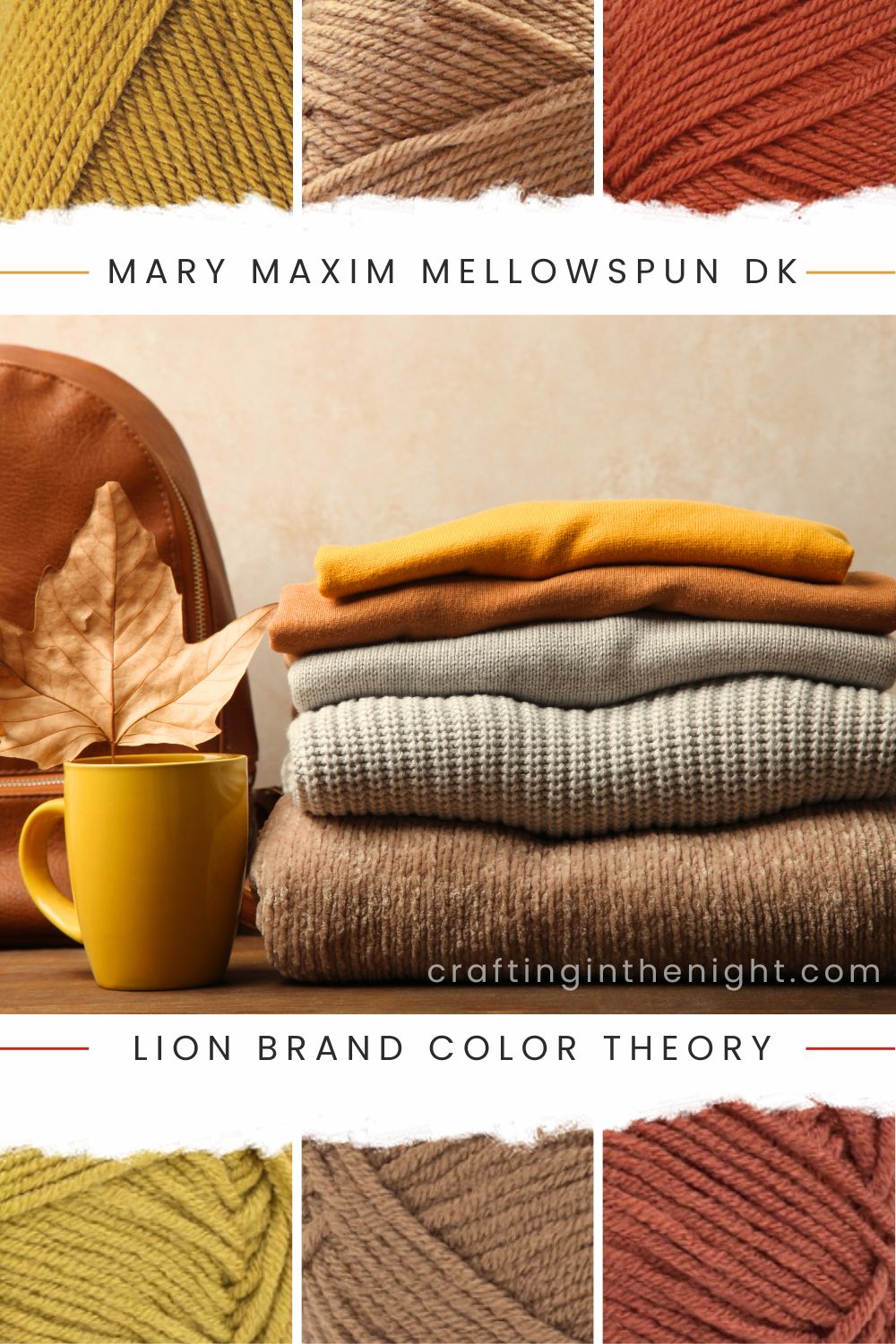 Autumn Yarn Color Palette for Crochet & Knits - Crafting in the Night