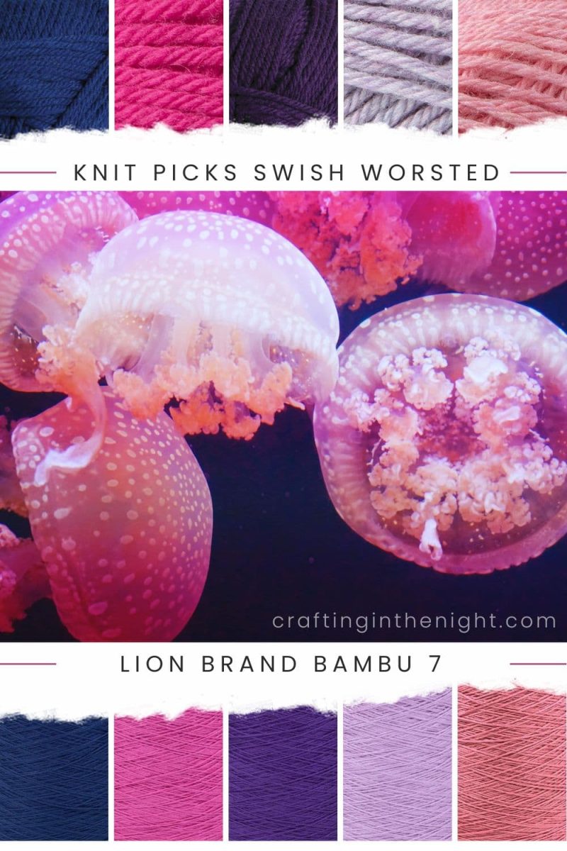 Pink Yarn Color Palette for Crochet & Knits - Crafting in the Night