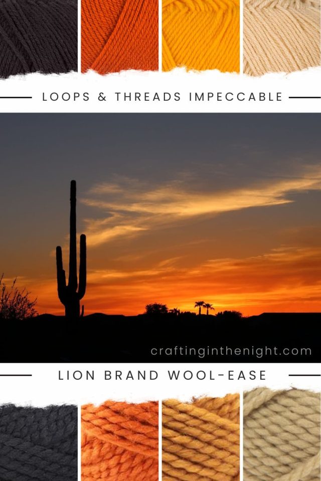 Desert Yarn Color Palette for Crochet & Knits - Crafting in the Night
