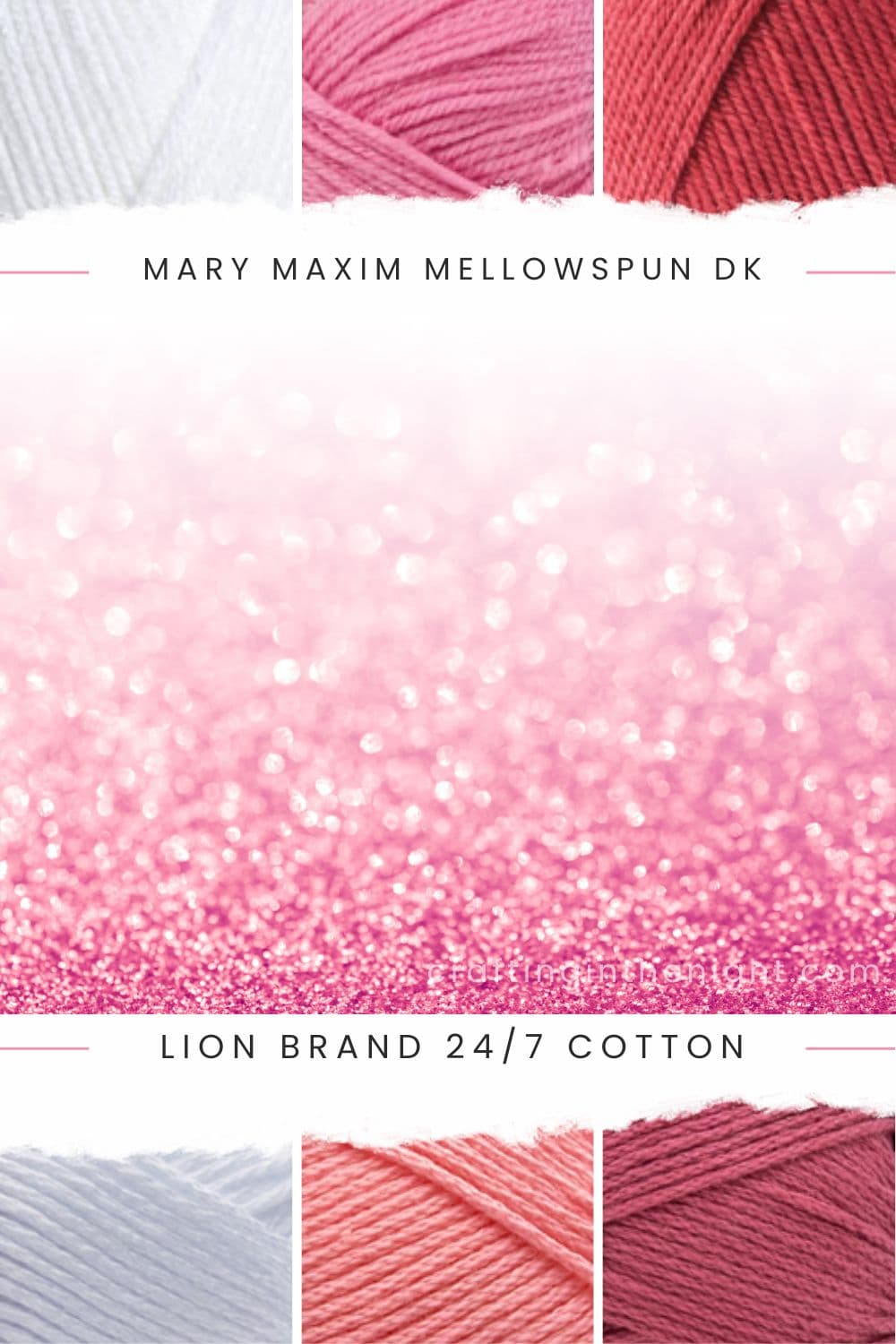 Pink Yarn Color Palette for Crochet & Knits - Crafting in the Night