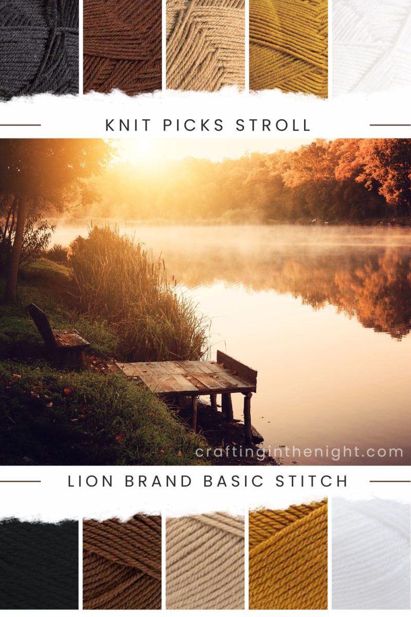 Autumn Yarn Color Palette for Crochet & Knits - Crafting in the Night