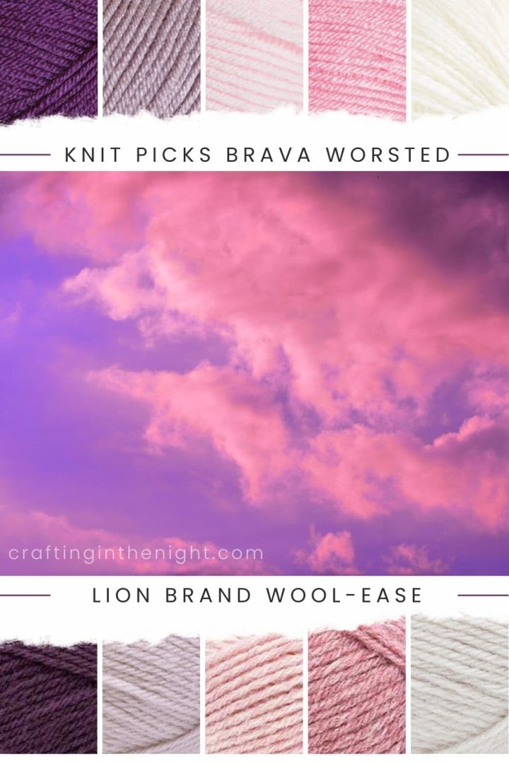 Lavender Yarn Color Palette for Crochet & Knits - Crafting in the Night