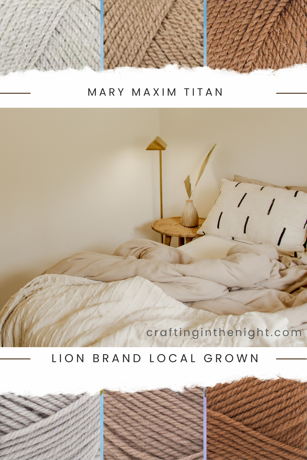 Earth Tone Yarn Color Palette for Crochet & Knits - Crafting in the Night