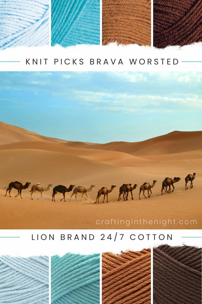 Desert Yarn Color Palette for Crochet & Knits - Crafting in the Night