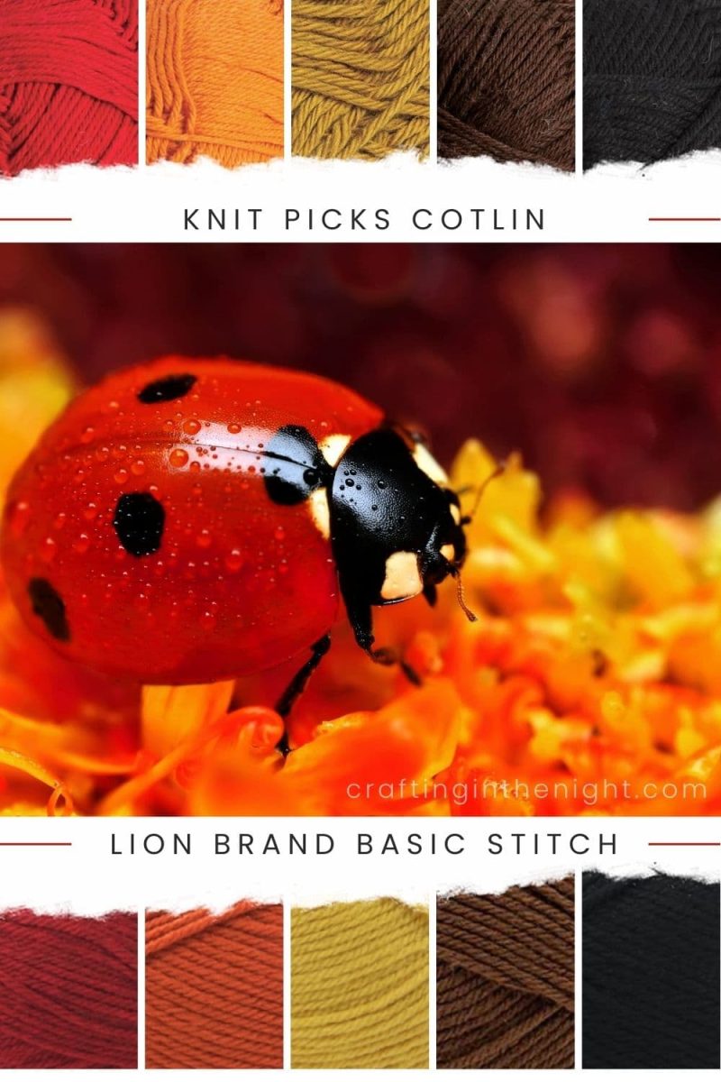 Red Yarn Color Palette for Crochet & Knits - Crafting in the Night