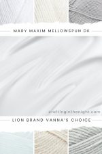 White Yarn Color Palette for Crochet & Knits - Crafting in the Night