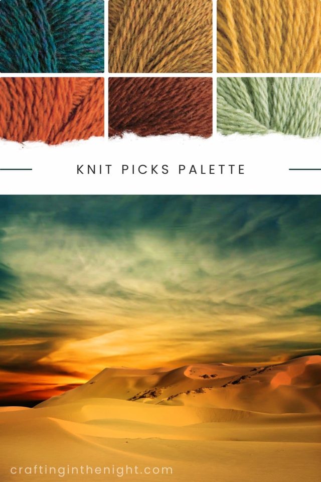 Desert Yarn Color Palette for Crochet & Knits - Crafting in the Night