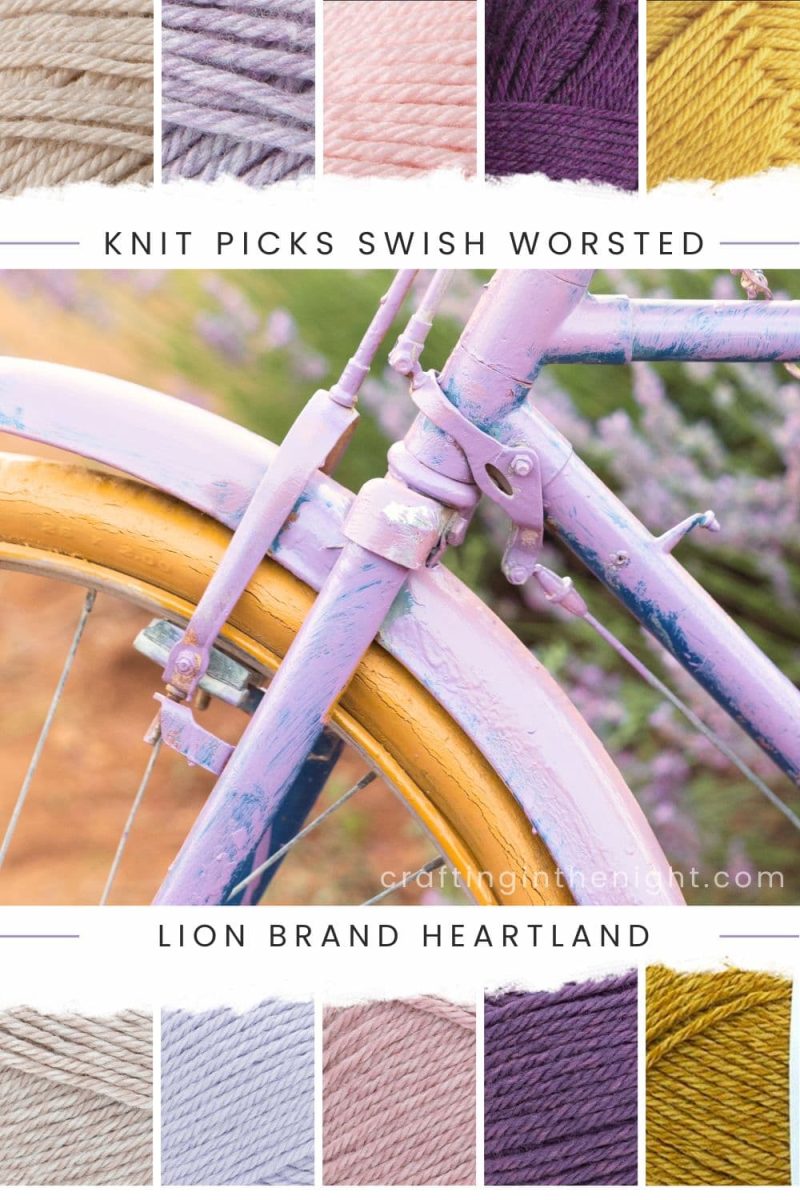 Lavender Yarn Color Palette for Crochet & Knits - Crafting in the Night