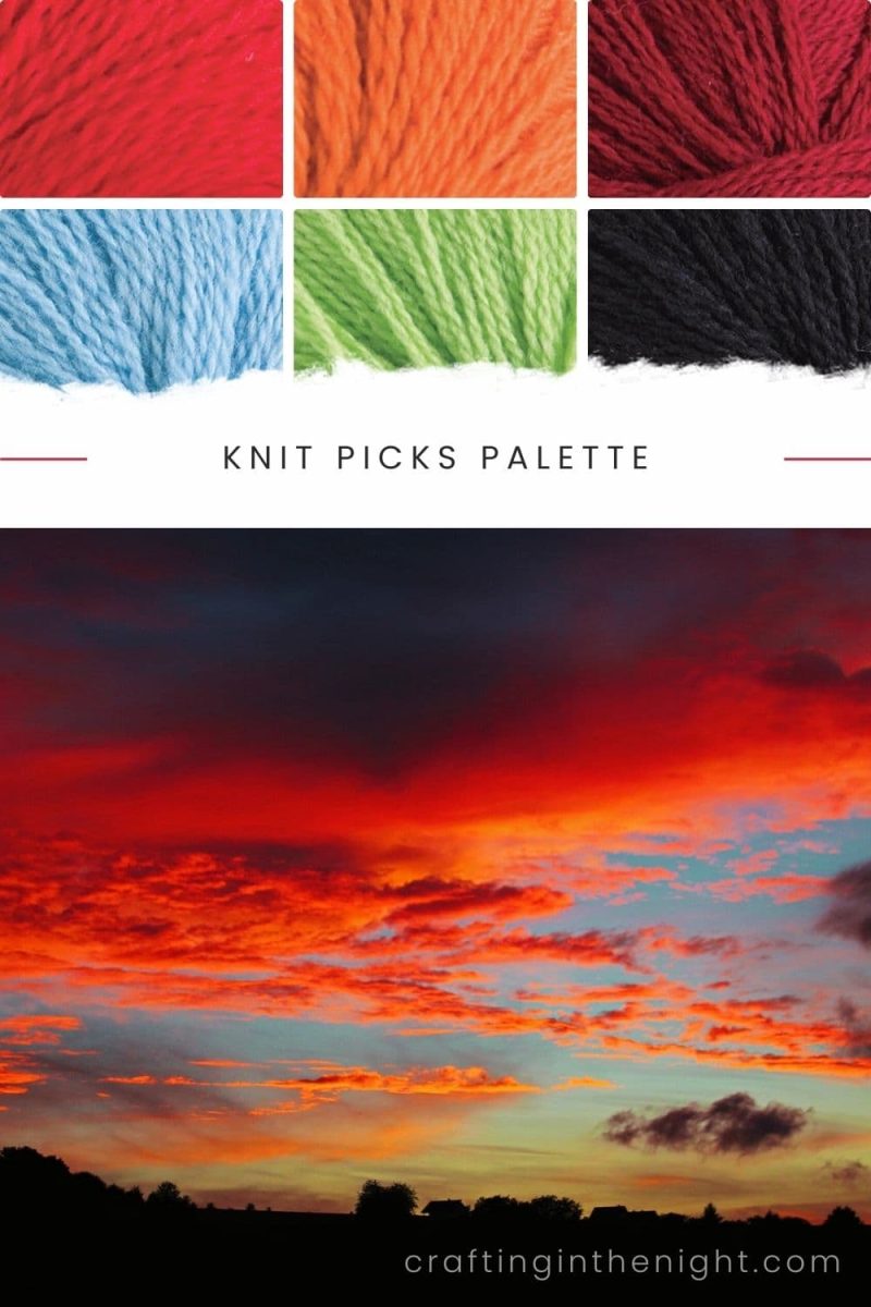 Red Yarn Color Palette for Crochet & Knits - Crafting in the Night