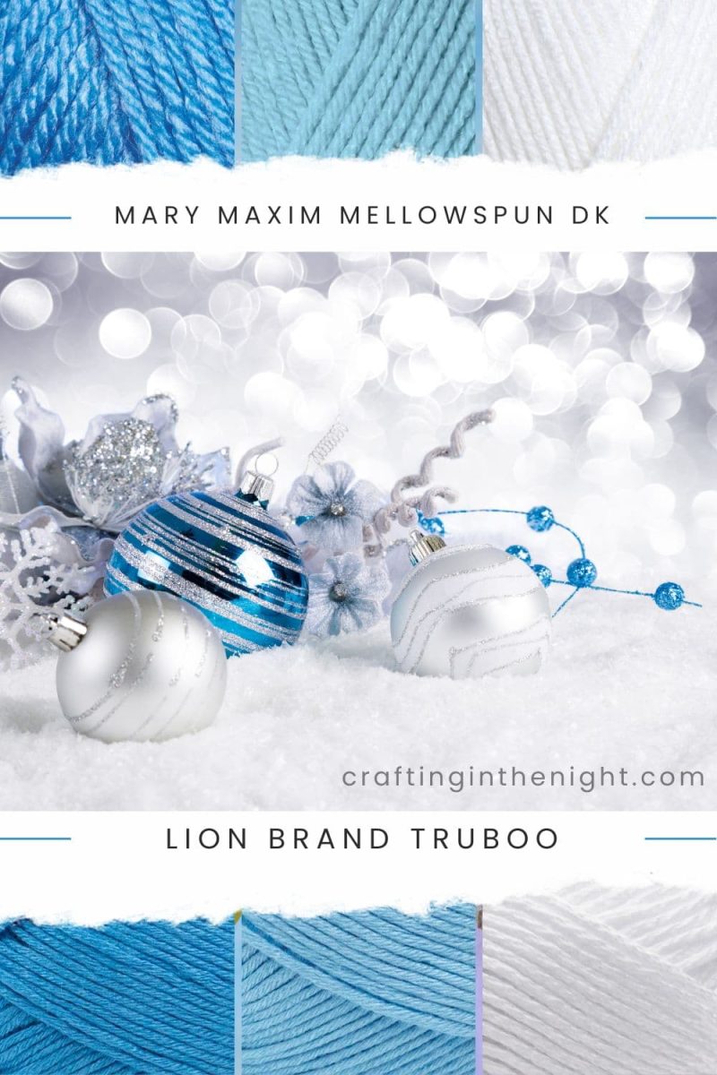 Christmas Yarn Color Palette for Crochet & Knits - Crafting in the Night