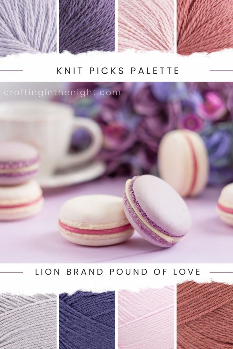 Lavender Yarn Color Palette for Crochet & Knits - Crafting in the Night