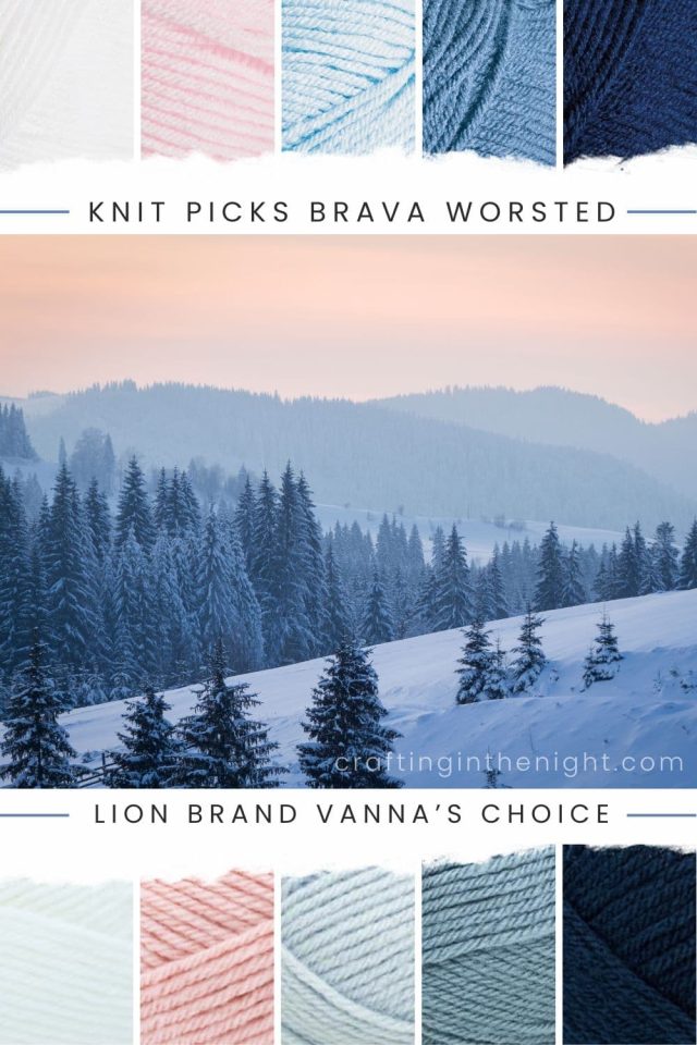 Winter Yarn Color Palette for Crochet & Knits - Crafting in the Night