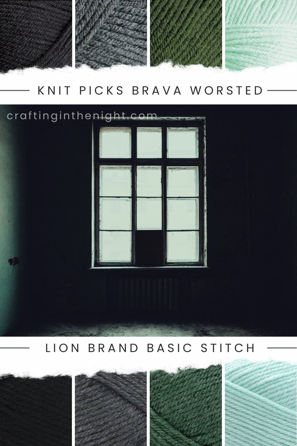 Black Yarn Color Palette for Crochet & Knits - Crafting in the Night