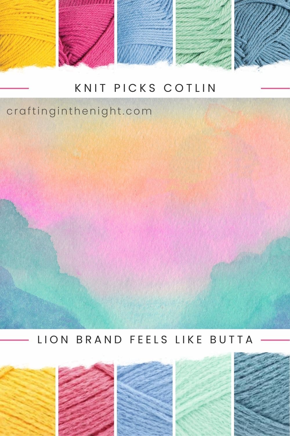 Baby Girl Yarn Color Palette for Crochet & Knits - Crafting in the Night