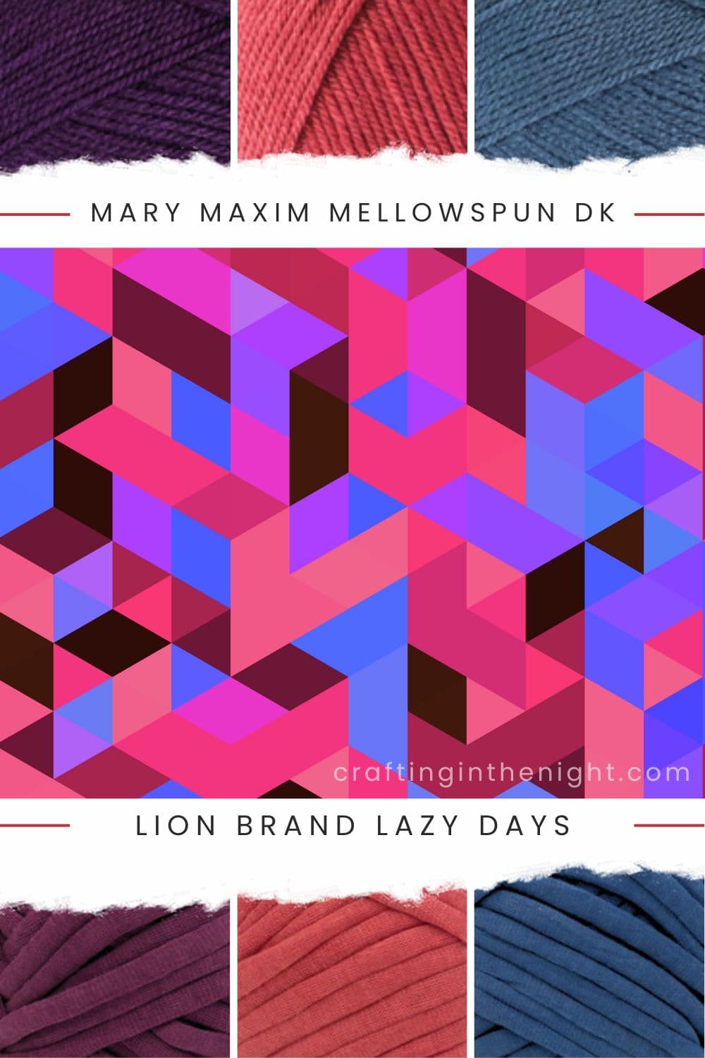 Purple Yarn Color Palette for Crochet & Knits - Crafting in the Night