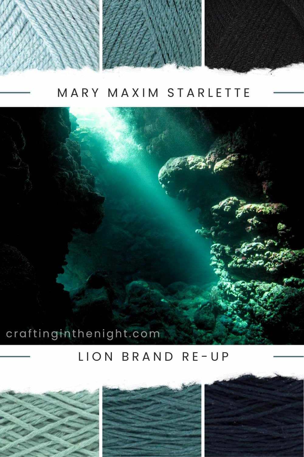 Ocean Yarn Color Palette for Crochet & Knits - Crafting in the Night
