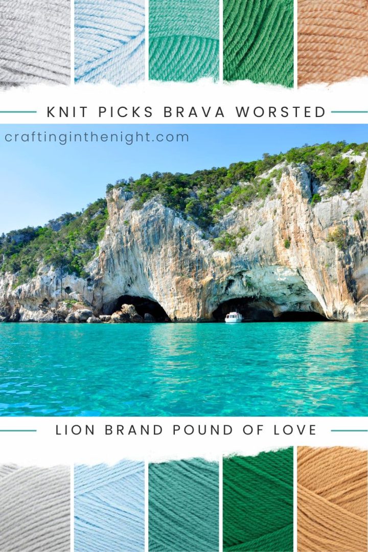 Ocean Yarn Color Palette for Crochet & Knits - Crafting in the Night