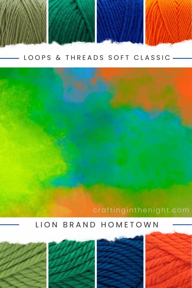 Green Yarn Color Palette for Crochet & Knits - Crafting in the Night