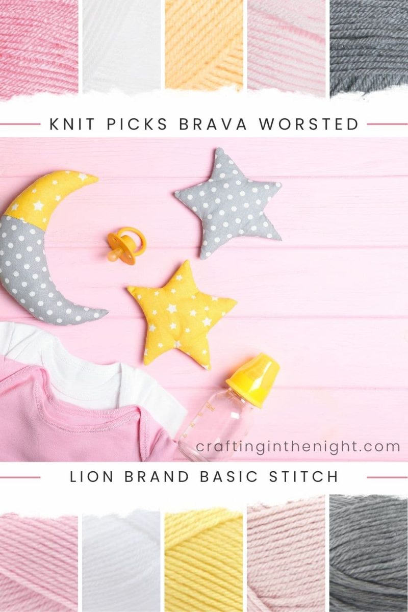 Baby Girl Yarn Color Palette for Crochet & Knits - Crafting in the Night