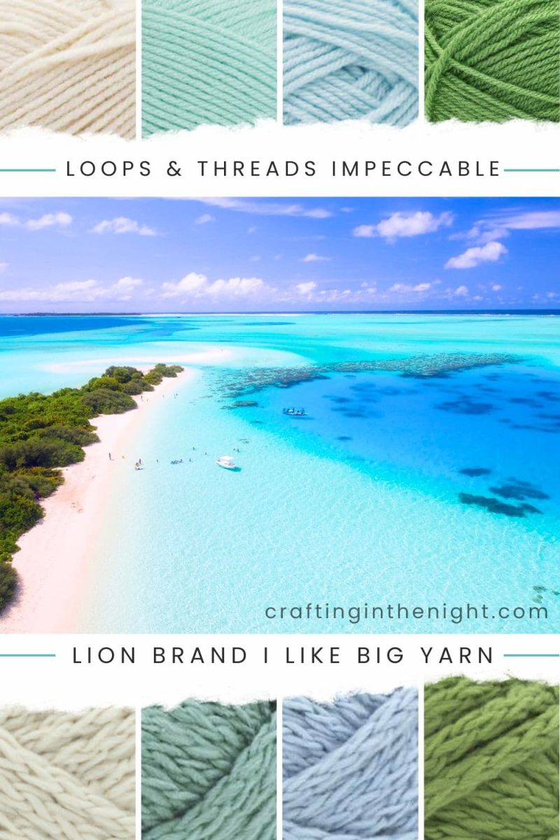 Ocean Yarn Color Palette for Crochet & Knits - Crafting in the Night