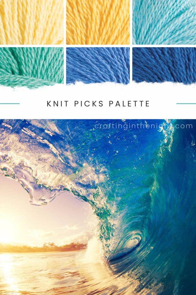 Ocean Yarn Color Palette for Crochet & Knits - Crafting in the Night