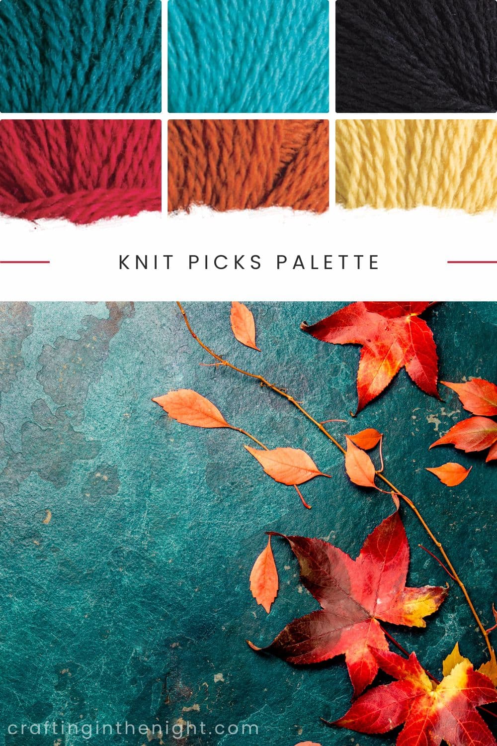 Turquoise Yarn Color Palette for Crochet & Knits - Crafting in the Night