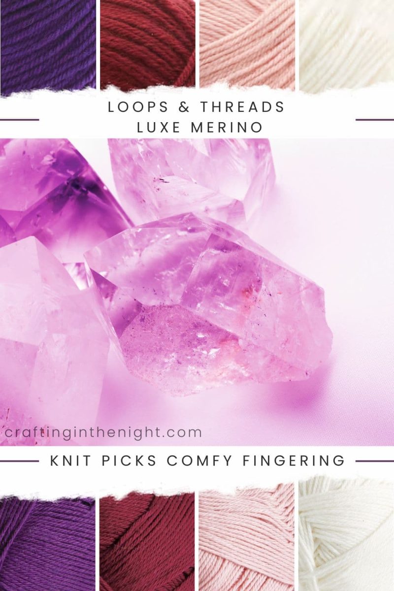 Mauve Yarn Color Palette for Crochet & Knits - Crafting in the Night