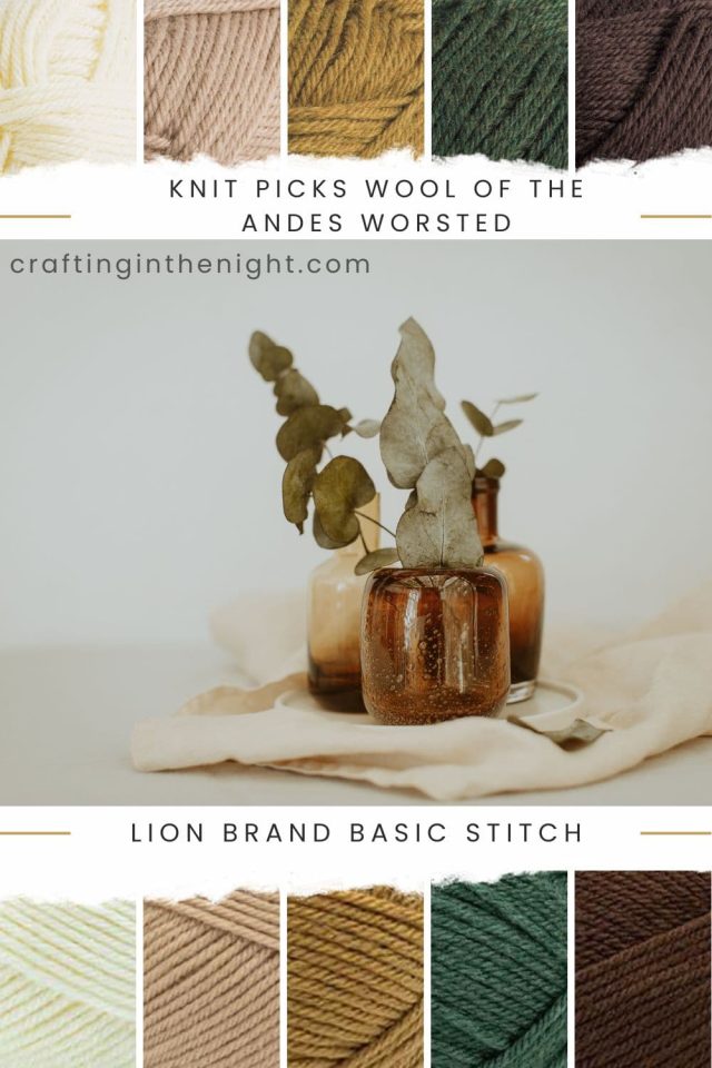 Muted Yarn Color Palette for Crochet & Knits - Crafting in the Night