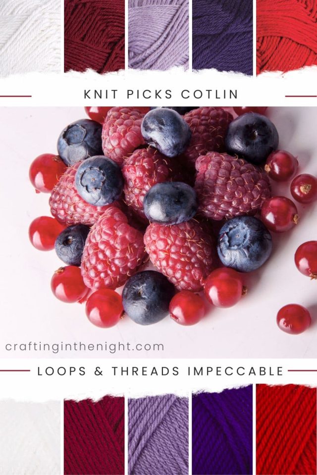 Maroon Yarn Color Palette for Crochet & Knits - Crafting in the Night