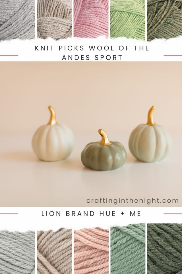 Sage Green Yarn Color Palette for Crochet & Knits - Crafting in the Night