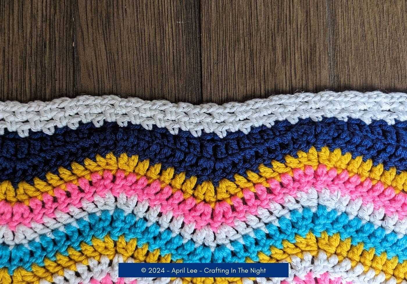 Simple Crochet Border for Beginners - Crafting in the Night
