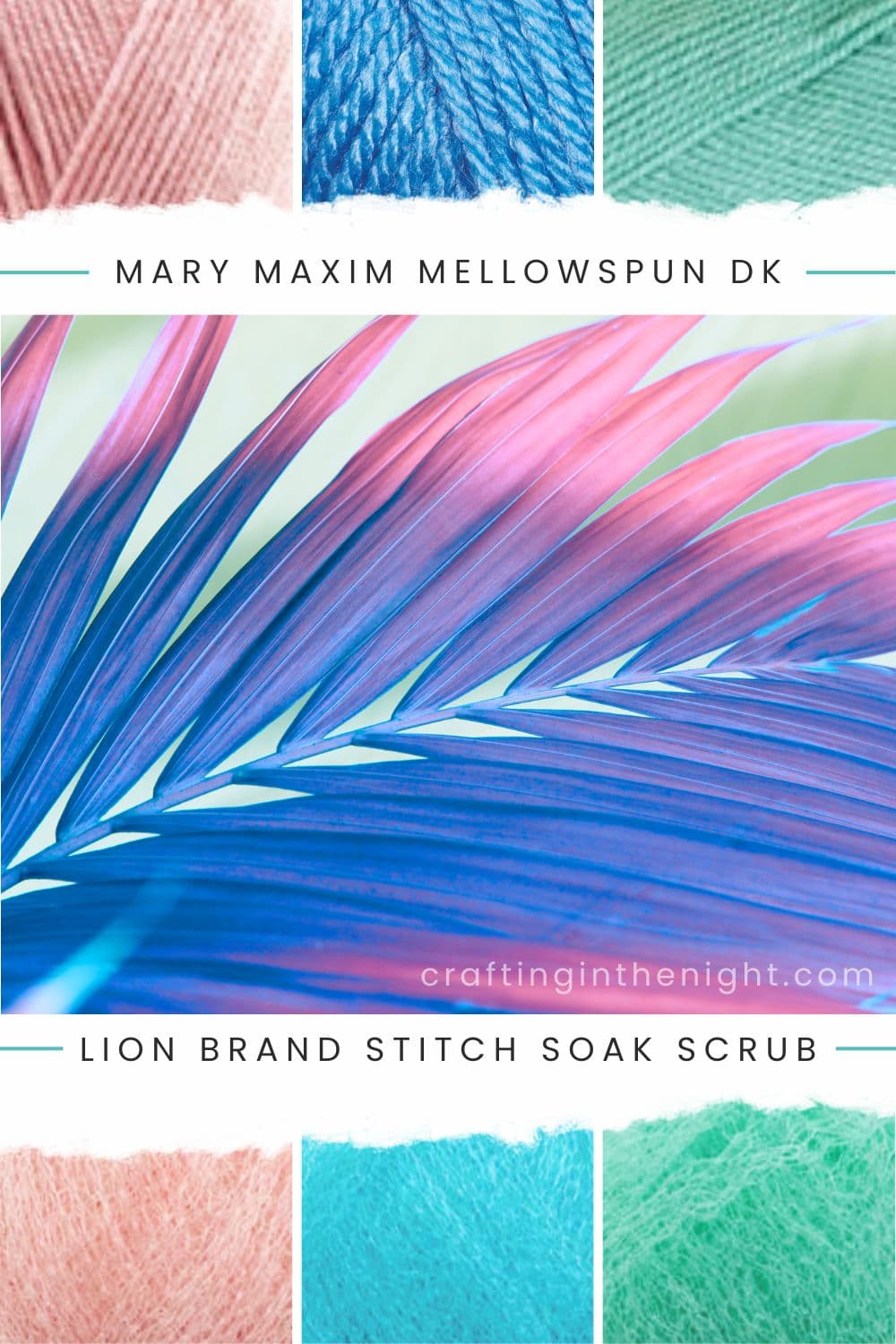 Tropical Yarn Color Palette for Crochet & Knits - Crafting in the Night