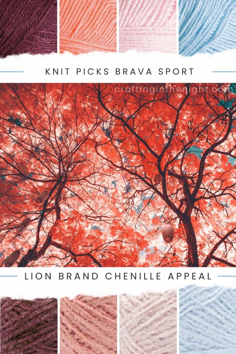 Coral Yarn Color Palette for Crochet & Knits - Crafting in the Night