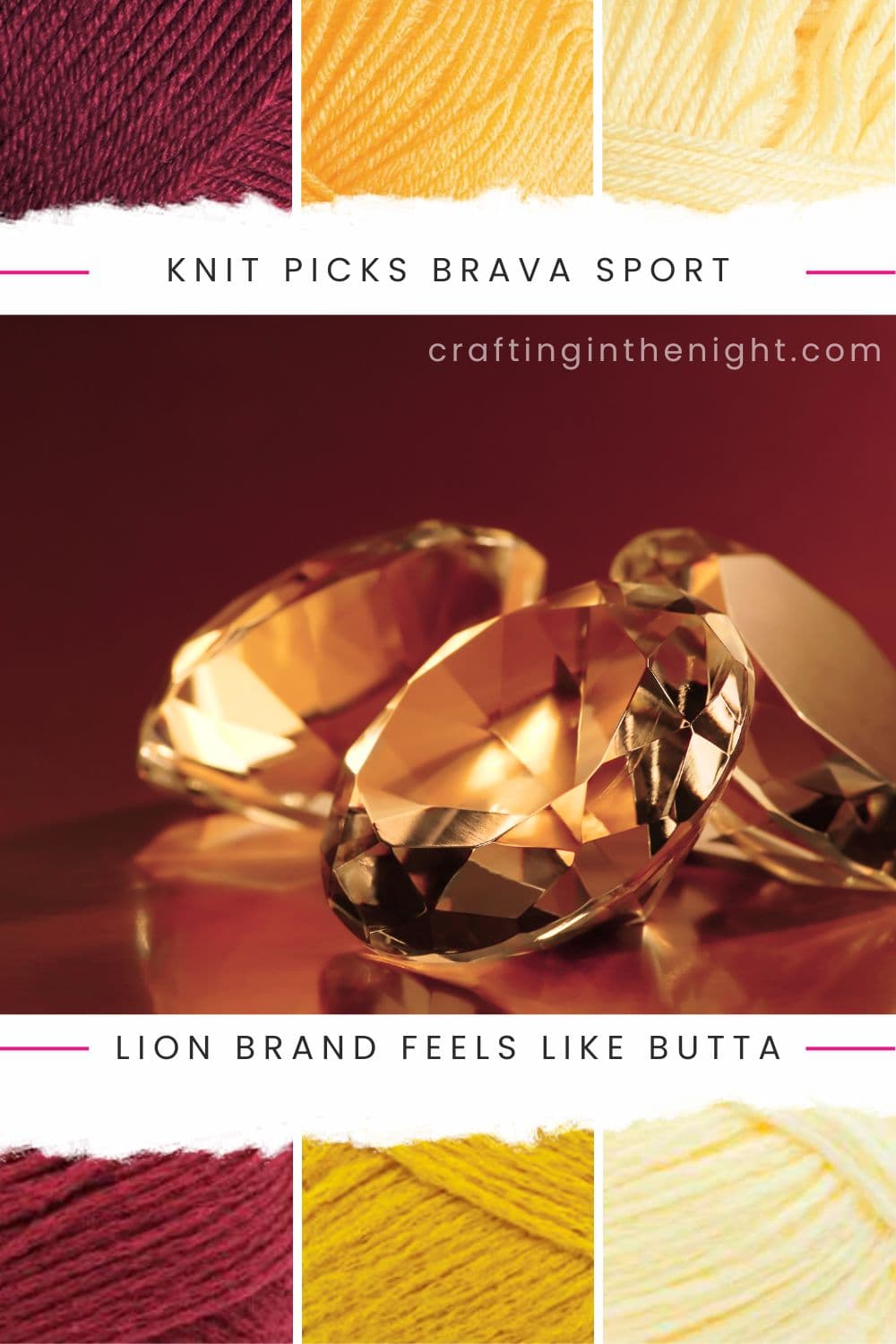 Jewel Tones Yarn Color Palette for Crochet & Knits - Crafting in the Night