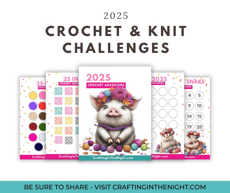 2025 Crochet & Knitting Challenges - Crafting in the Night
